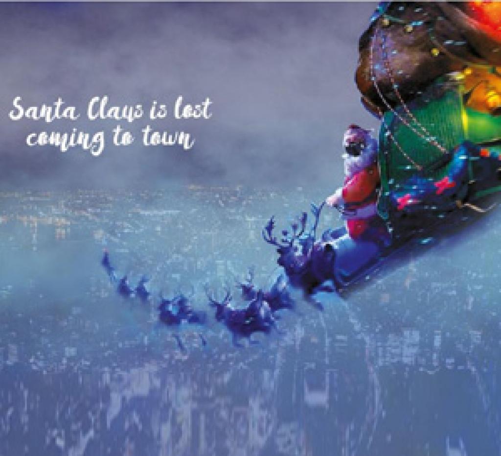 Santa Claus is Lost Coming To Town